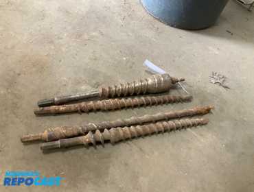 Repocast.com® | Lot of (4) power mole auger bits, all...