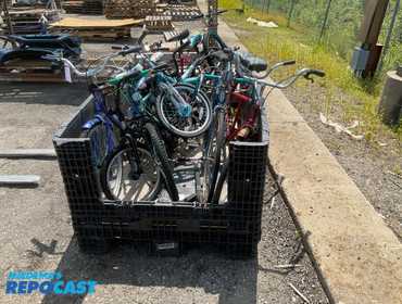 Repocast.com® | (1) large poly crate with assorted...