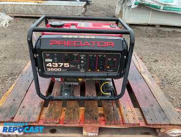 Repocast.com® | (1) Predator 4375 generator. Has a 212...