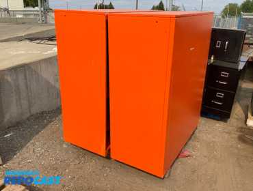 Repocast.com® | Lot of (2) Orange Cabinets. Each...
