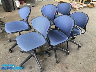 Repocast.com® | Lot of (6) Rolling Office Trendway...