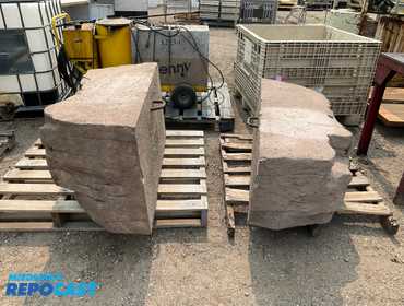 Repocast.com® | Lot of (2) Large Decorative rocks,...