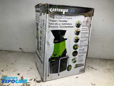 Repocast.com® | Lot of (1) Earthwise 15Amp Chipper...