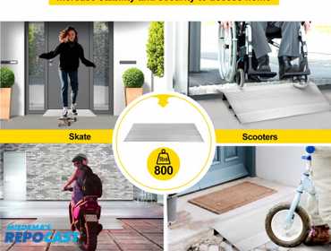 Repocast.com® | VEVOR Transitions Modular Entry Ramp,...