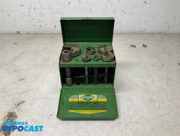 Repocast.com® | Lot of (1) Greenlee 1440 Pipe Bit Set...