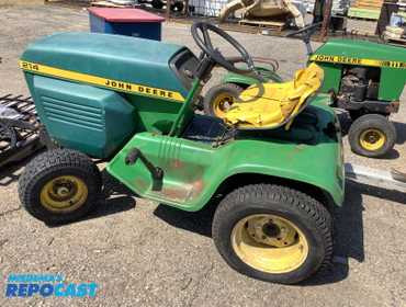 Repocast.com® | (1) John Deere 214 lawn tractor C214G...