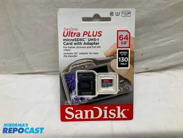 Repocast.com® | New San Disk Ultra Plus 64GB Micro...