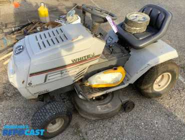Repocast.com® | White LT-13 Riding Lawn Mower