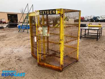 Repocast.com® | 2-door metal tank storage rack 66”W x...