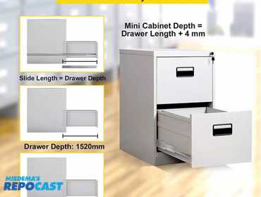 Repocast.com® | "- Three-Section Slides: 1 pair of 60"...