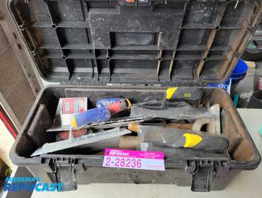 Repocast.com® | tool box full of trowels, spreaders,...