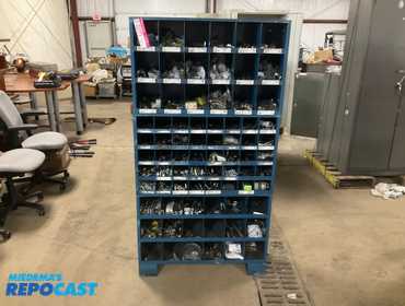 Repocast.com® | Bolt bin full of misc conduit hardware...