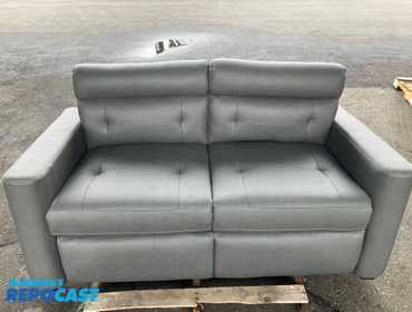 Repocast.com® | Double Seat Gray Couch, Can Turn into...