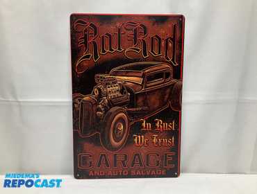 Repocast.com® | New Rat Rod metal sign with pre...