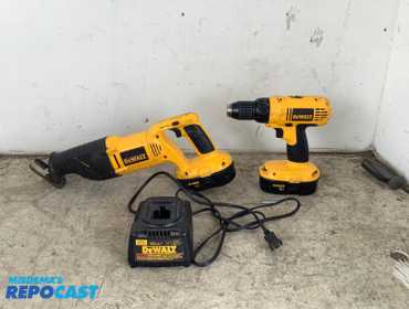 Repocast.com® | Lot of (1) DeWalt DC970 18V 1/2” VSR...