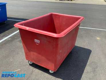 Repocast.com® | (1) Large ULine poly cart on wheels,...