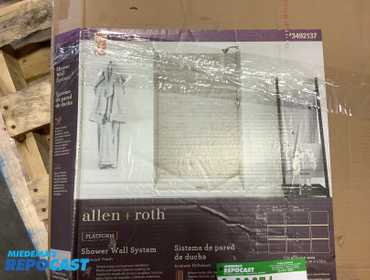 Repocast.com® | Lot of (1) Allen + Roth Shower Wall...