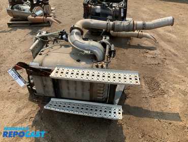 Repocast.com® | DPF with step frame off a semi truck,...