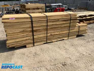 Repocast.com® | Large skid lot of lumber. Exact...