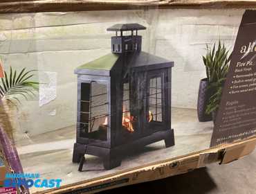 Repocast.com® | 1- Allen +Roth Black Finish Fire Pit...