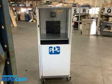 Repocast.com® | Lot of (1) PPG Paint Cabinet on...
