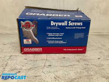 Repocast.com® | Lot of (1) Box of Grabber Drywall Screws