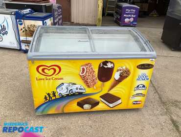 Repocast.com® | Unilever ice cream freezer, 25”x48”x35...