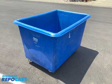 Repocast.com® | (1) Large ULine poly cart on wheels,...