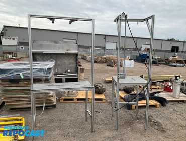 Repocast.com® | Lot of (2) Work Cell Table/Benches,...