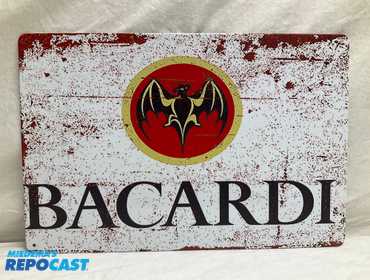Repocast.com® | New Bacardi metal sign with pre...