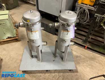 Repocast.com® | (2) SMC Bag Filter Housings mounted on...