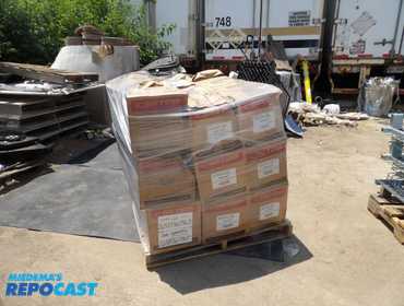 Repocast.com® | Pallet load of (144) gallon containers...