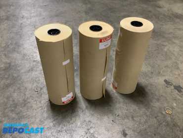 Repocast.com® | Lot of (3) rolls of ULine S-3575 paper...