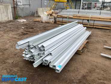 Repocast.com® | Many pieces of bent aluminum trim...