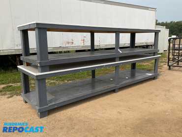 Repocast.com® | (2) Large Wood Tables / Work Benches,...