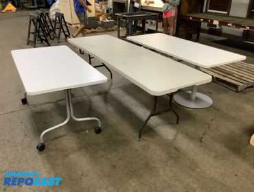 Repocast.com® | Lot of (3) assorted tables, 1 is a...