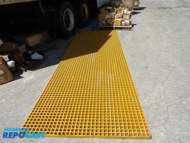 Repocast.com® | 12' x 4' yellow grate, 1" thick