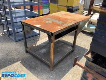 Repocast.com® | Lot of (1) Rusted Welding Table,...