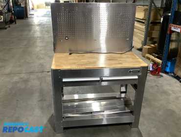 Repocast.com® | Kobalt wooden top workbench, measuring...