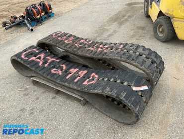 Repocast.com® | (2) Used Rubber Tracks of a CAT 299D...