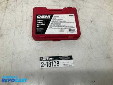 Repocast.com® | (1) OEM pulley puller/installer kit....