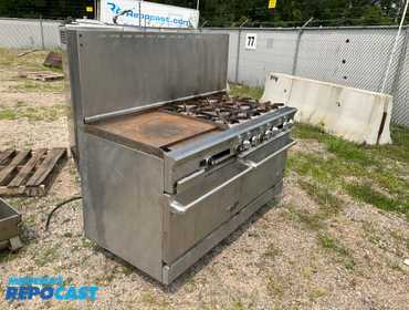 Repocast.com® | 1- 6 burner dual oven gas stove