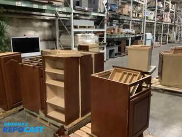 Repocast.com® | Lot of (5) Skids of Cabinets, 7 Lower ...