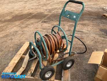 Repocast.com® | Lot of (1) Hose Reel Rolling Unit