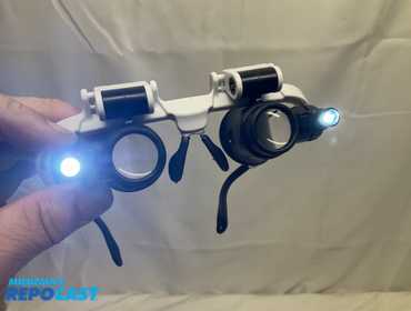 Repocast.com® | New LED Watch Repair Magnifier Glasses.