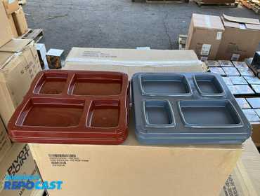 Repocast.com® | (19)boxes of Duralux tableware...
