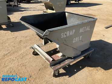 Repocast.com® | Forkable dump hopper on casters,...
