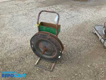 Repocast.com® | Metal Banding Cart with Partial Roll...