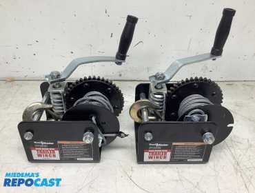 Repocast.com® | Lot of (2) HaulMaster Hand Worm Gear...