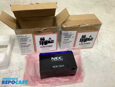 Repocast.com® | Lot of (2) NEC ALM 12V7s HP lead acid...